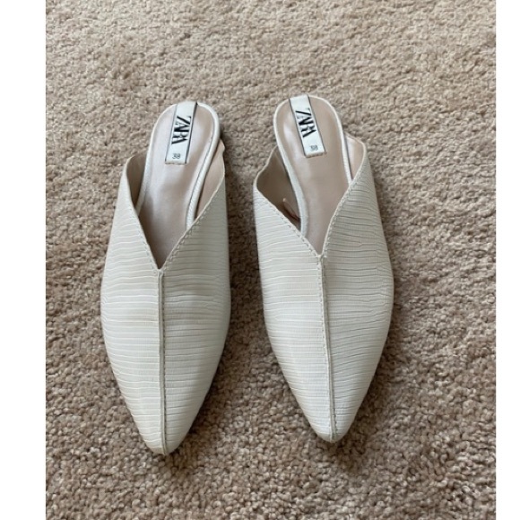 Zara | Shoes | Zara Flat Mule Sandal | Poshmark
